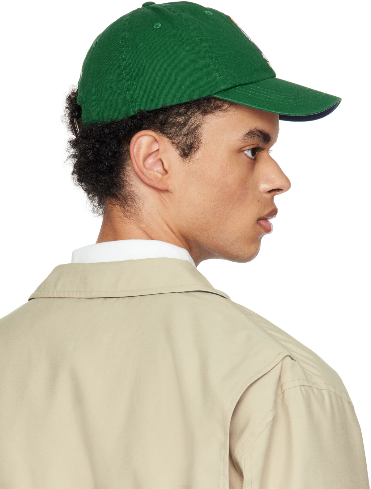 Polo Ralph Lauren Green Polo Bear Twill Ball Cap Polo Ralph Lauren