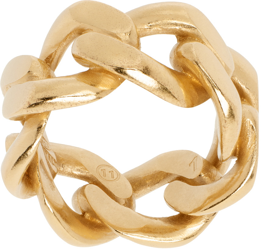 Maison Margiela Gold Chain Ring Maison Margiela