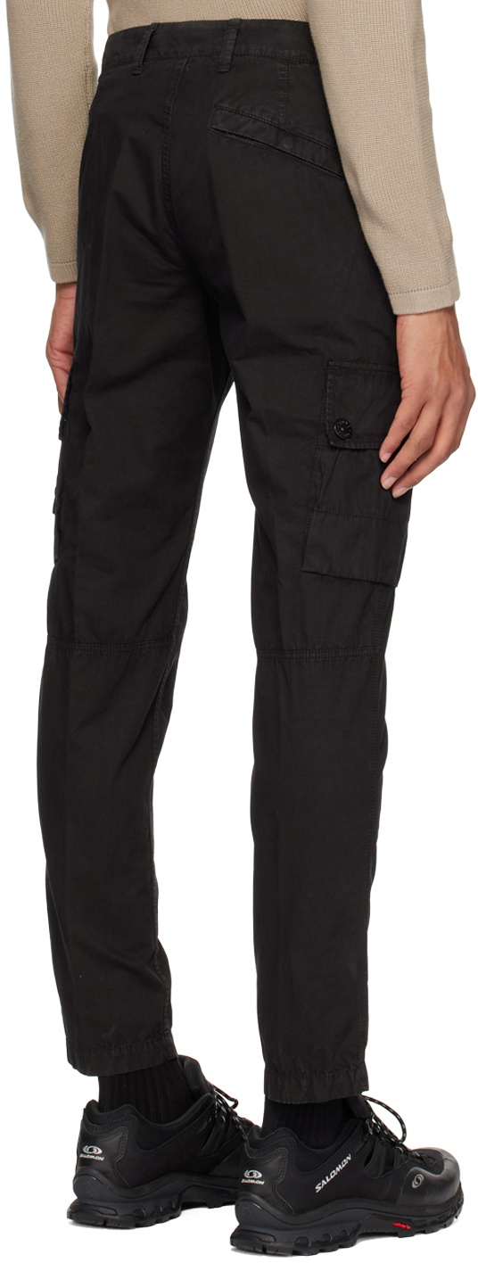 Stone Island Black Patch Cargo Pants Stone Island