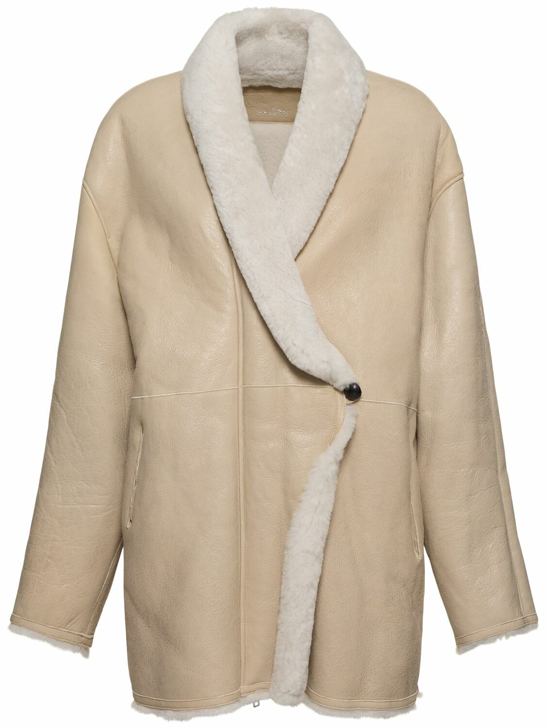 ISABEL MARANT Elanore Lamb Shearling Jacket Isabel Marant