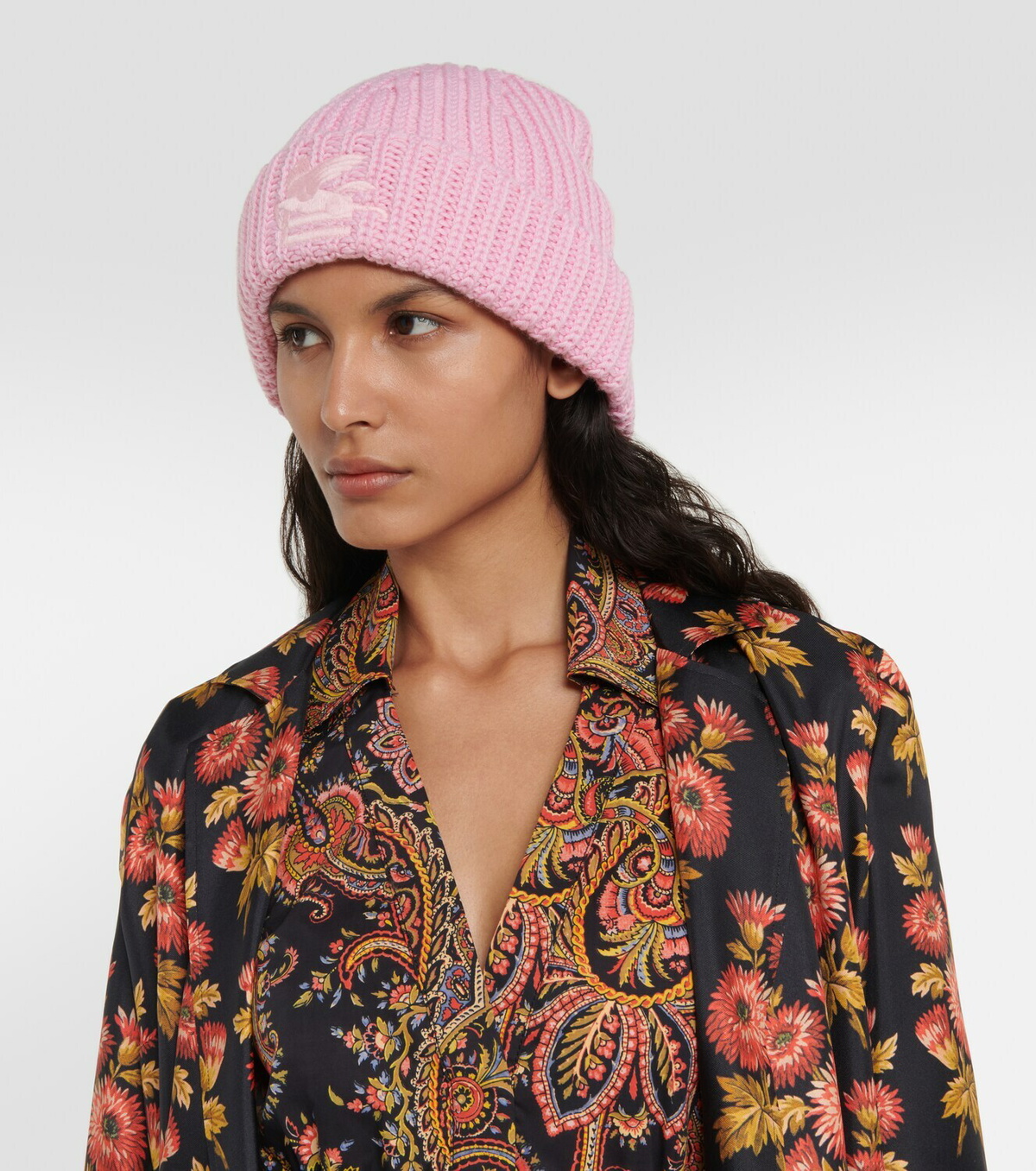 Etro Pegaso wool beanie Etro