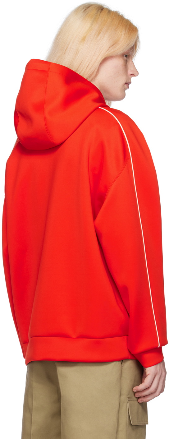 Gucci Red Embossed Hoodie Gucci