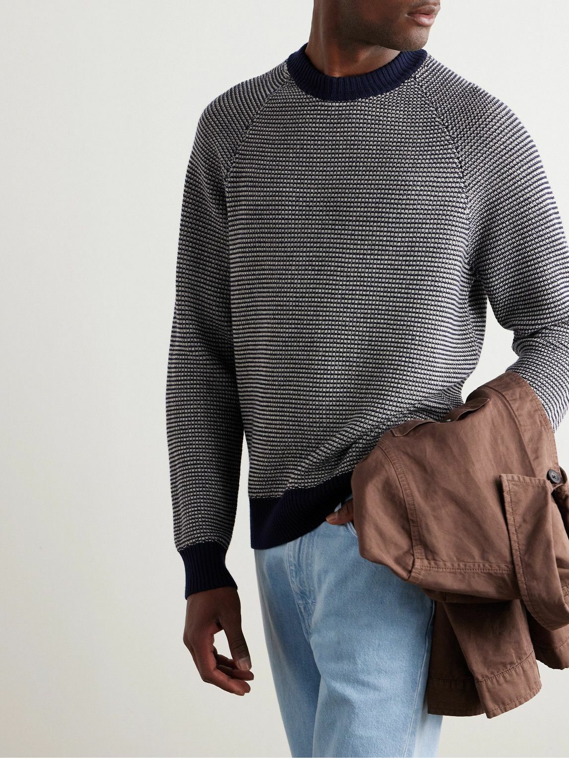 Mr P. - Merino Wool Sweater - Blue Mr P.