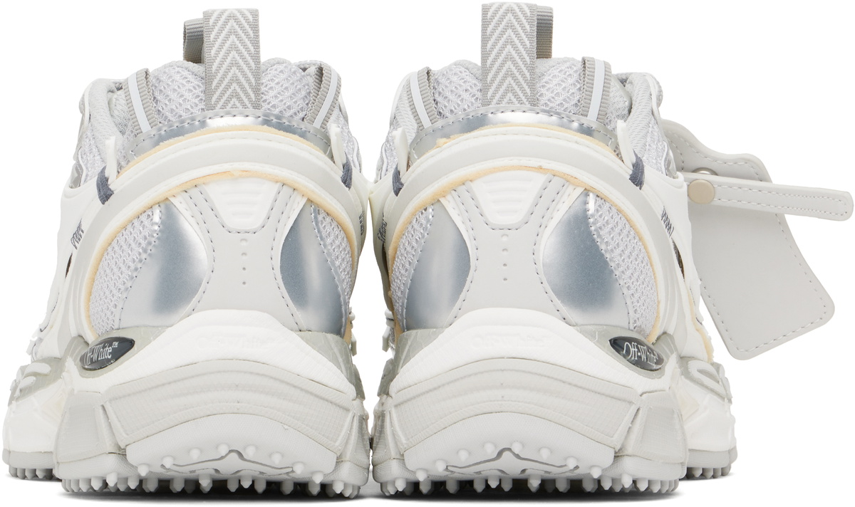 Off-White White & Silver Be Right Back Sneakers Off-White