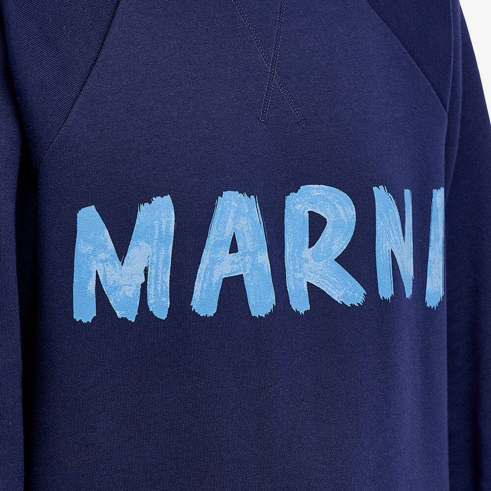 Marni Women's Logo Sweat in Ink Marni