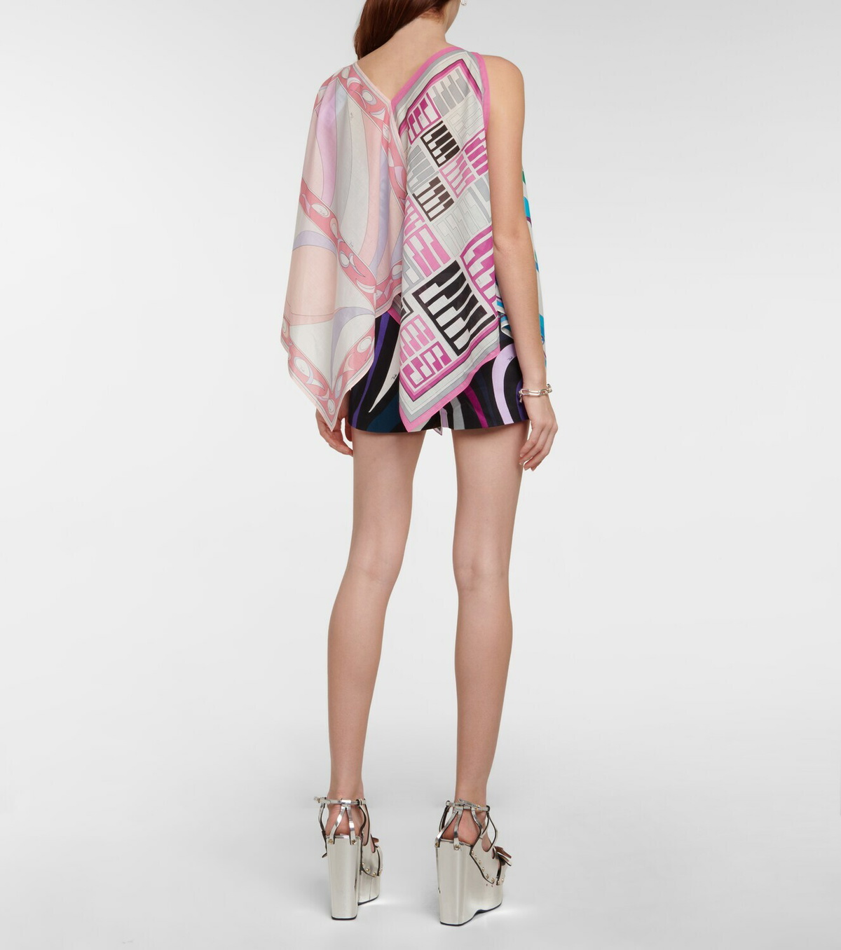 Pucci - Printed cotton muslin top Emilio Pucci