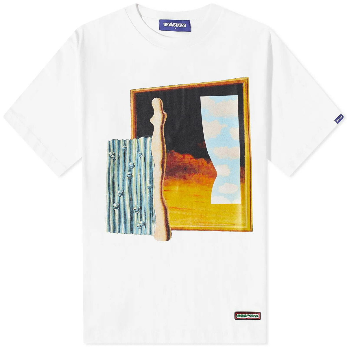 Deva States Men's Portal T-Shirt in White DEVÁ STATES