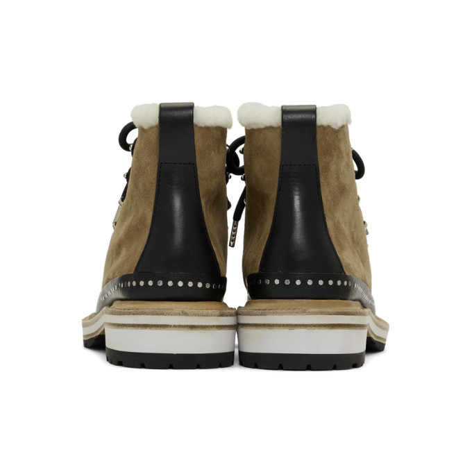 rag and bone Tan Suede Compass Boots Rag and Bone