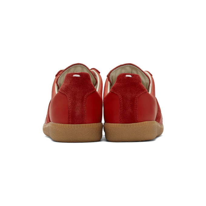 Maison Margiela Red Replica Sneakers Maison Margiela