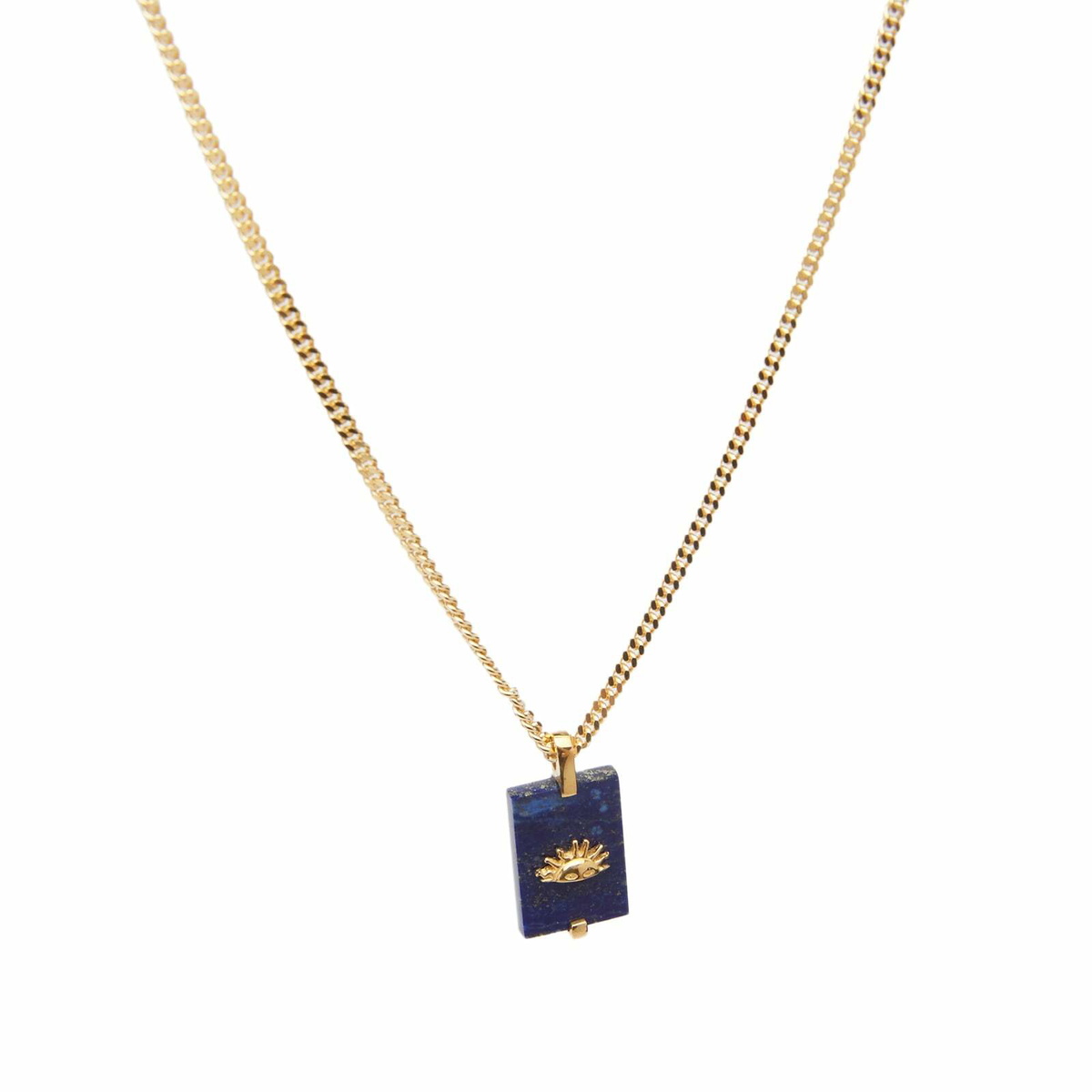Miansai Sol Lapis Pendant Necklace in Gold/Blue Miansai