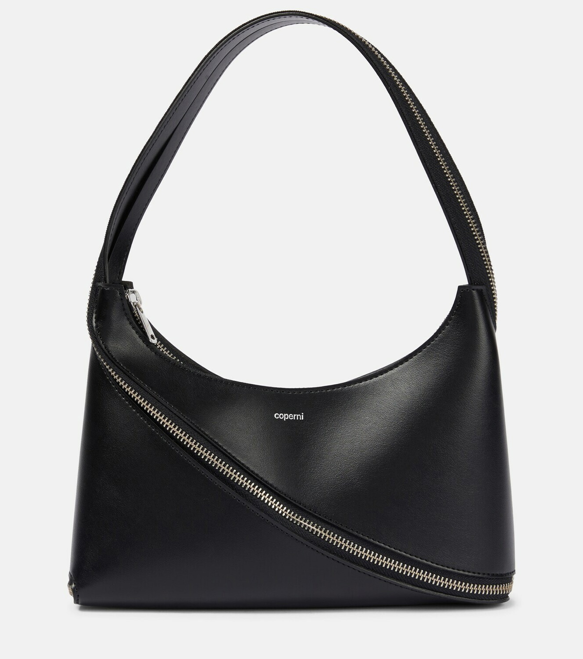 Coperni - Zip Baguette embellished shoulder bag Coperni