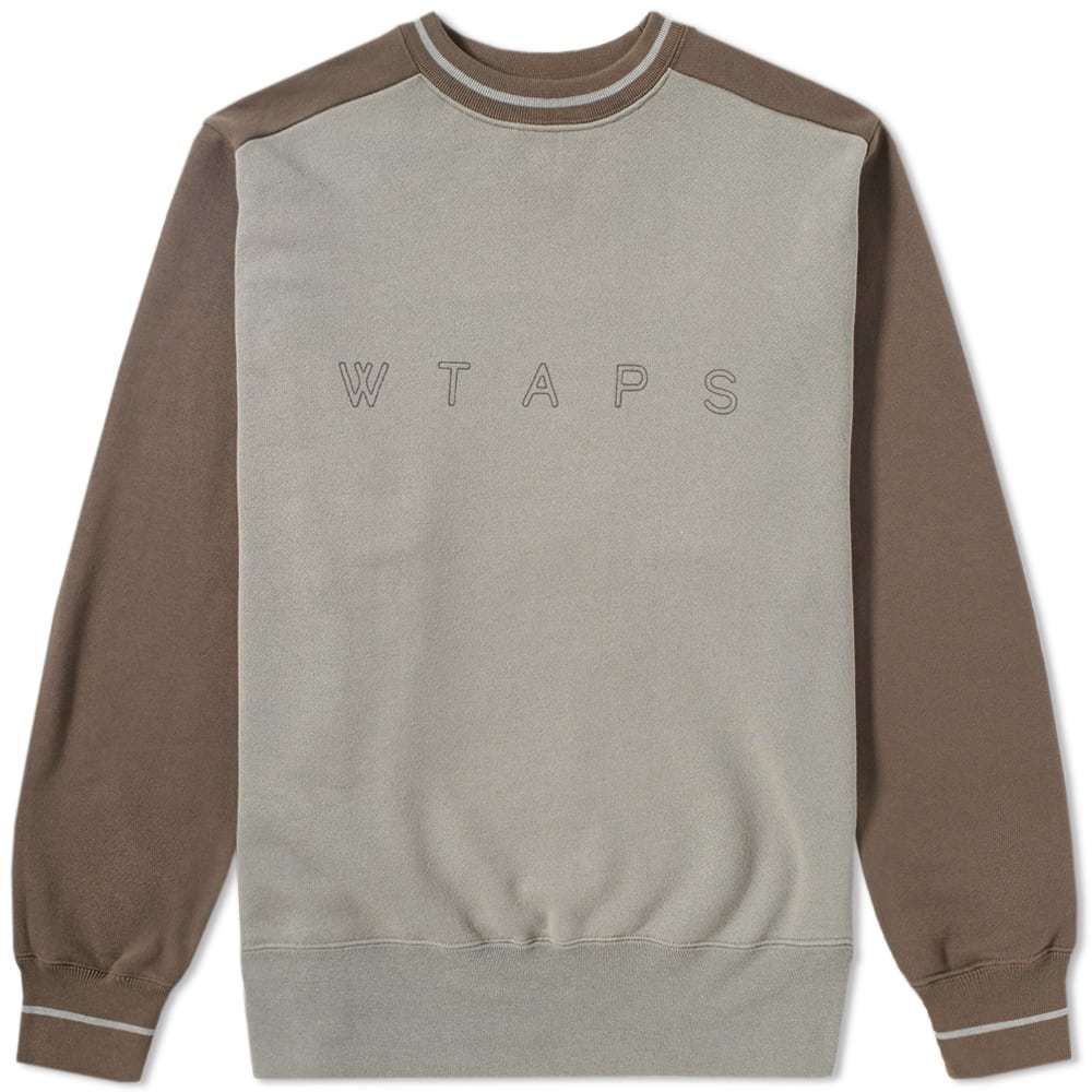 WTAPS Design System Crew Sweat Green WTAPS