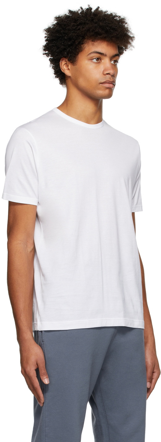 Sunspel White Classic Cotton T-Shirt Sunspel