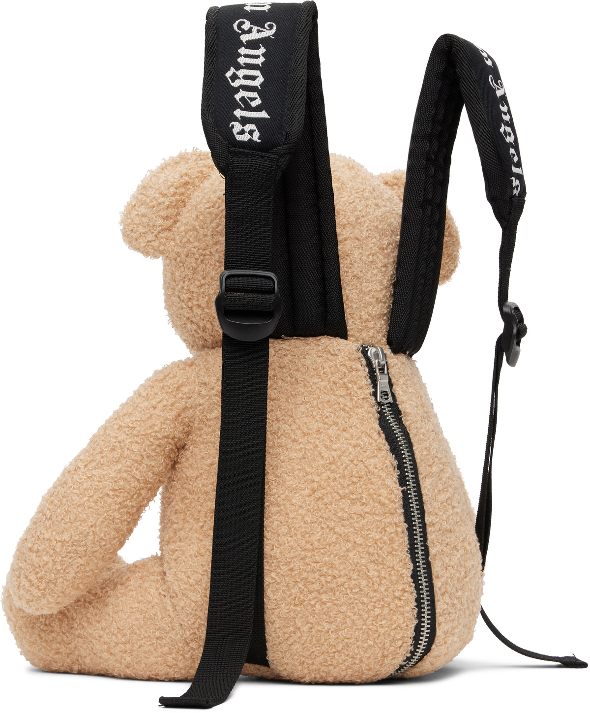 Palm Angels Kids Brown Bear Backpack Palm Angels