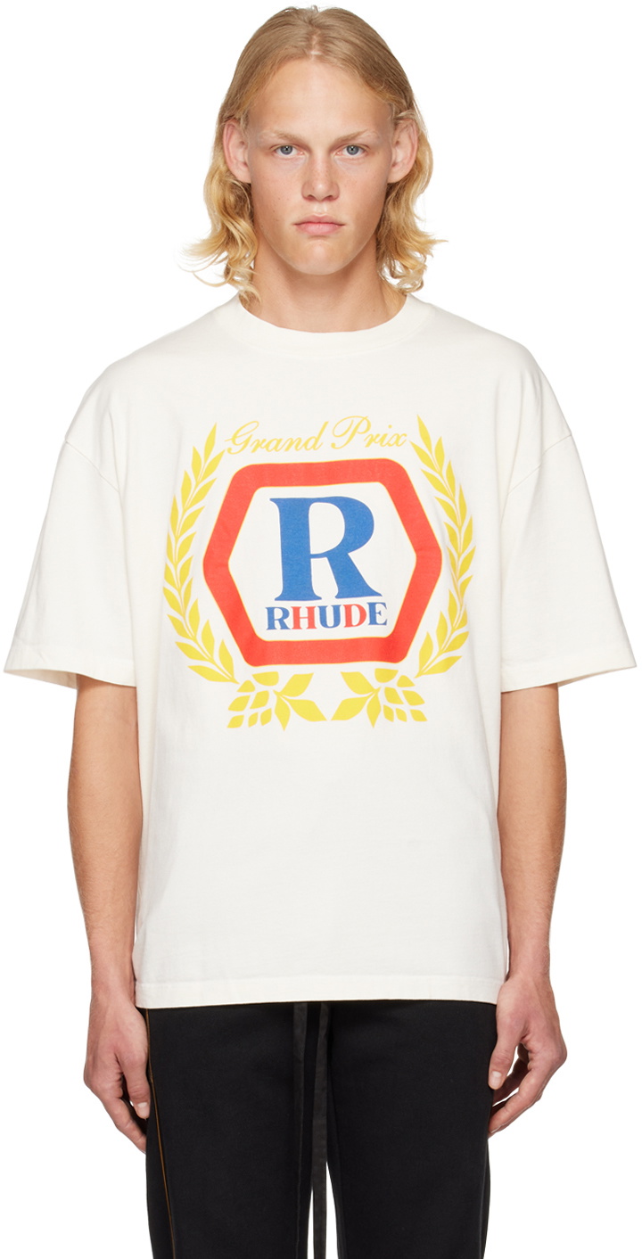 Rhude Off-White Hopps T-Shirt Rhude