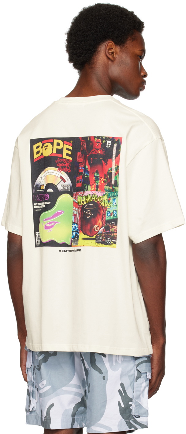 BAPE Off-White Album Monogram T-Shirt A Bathing Ape