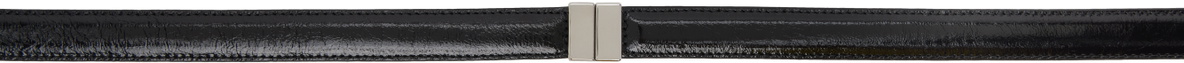 TOTEME Black Slide Clasp Belt Toteme