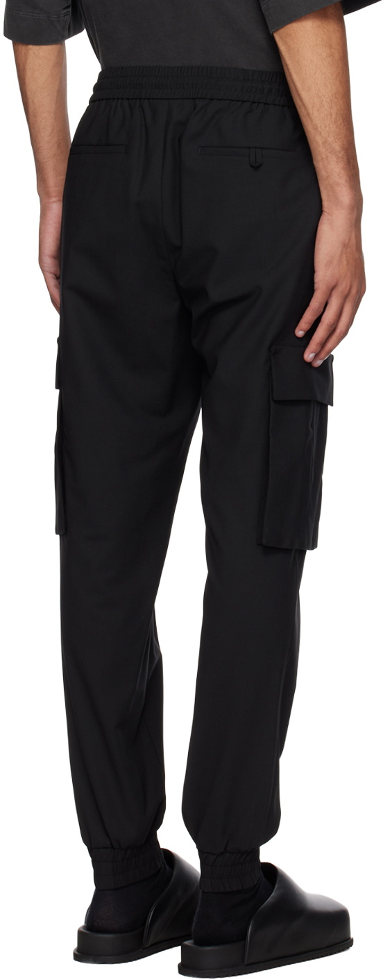 Juun.J Black Drawstring Cargo Pants Juun.J