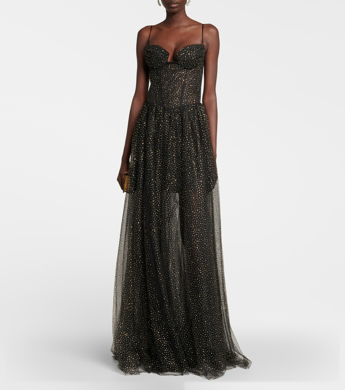 Rasario Embellished tulle gown Rasario