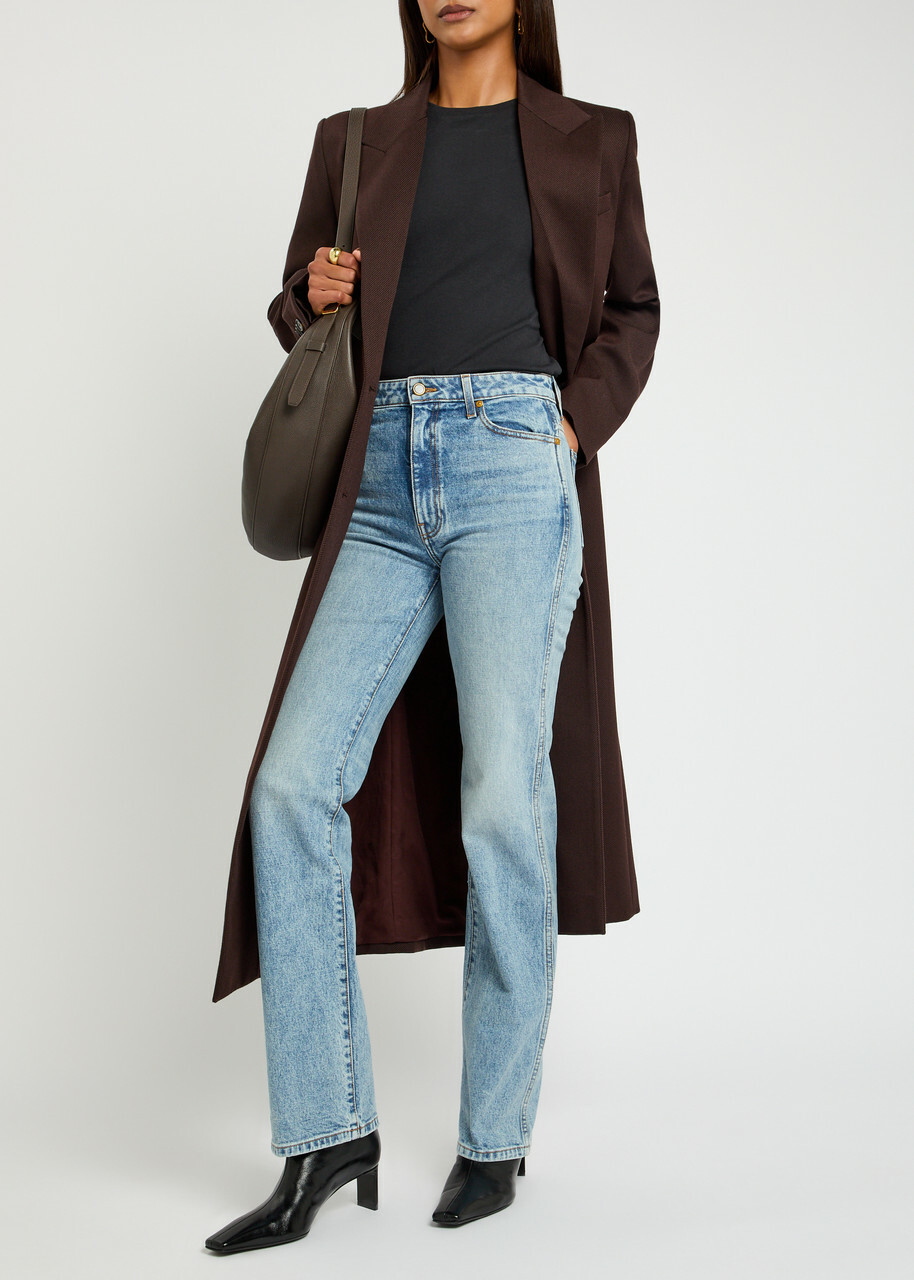 Khaite Danielle Straight-leg Jeans Denim Khaite