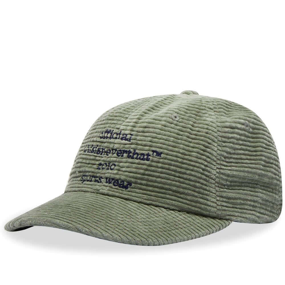thisisneverthat Men's Wide Wale Cord Cap in Sage thisisneverthat