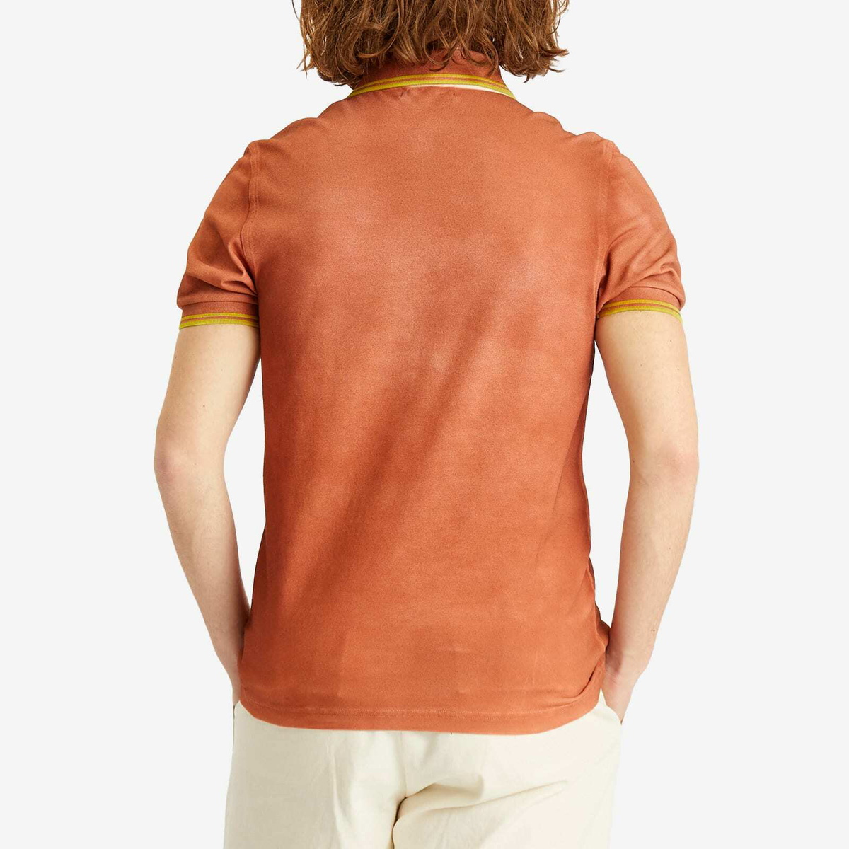 Fred Perry Men's x Craig Green Tennis Polo Shirt in Clay Fred Perry