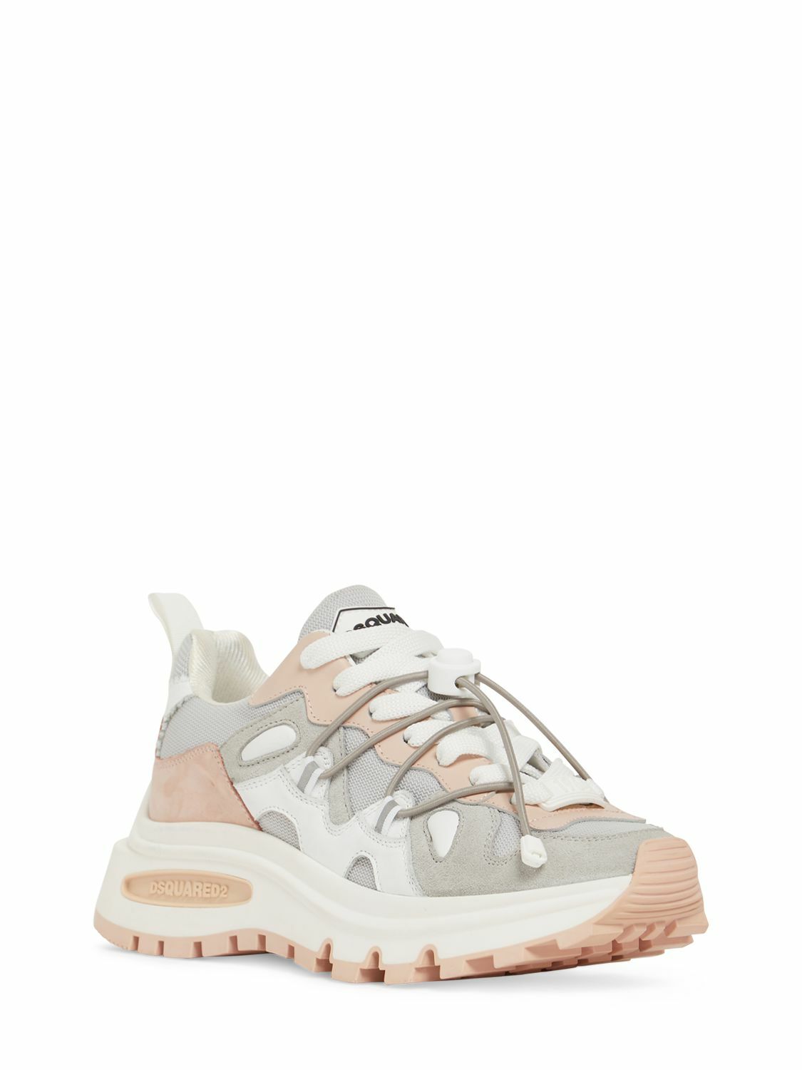 DSQUARED2 - 20mm Run Ds2 Leather Low Top Sneakers Dsquared2