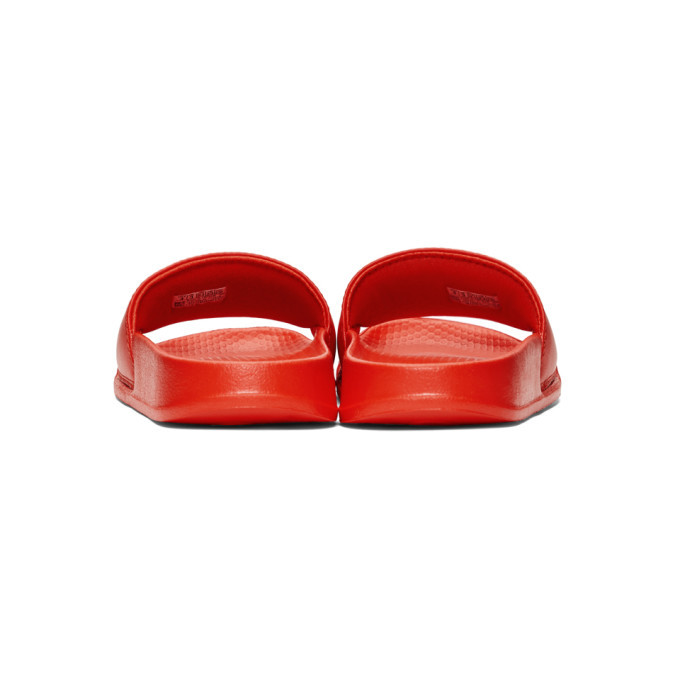 Reebok Classics Red Classic Slides Reebok Classics