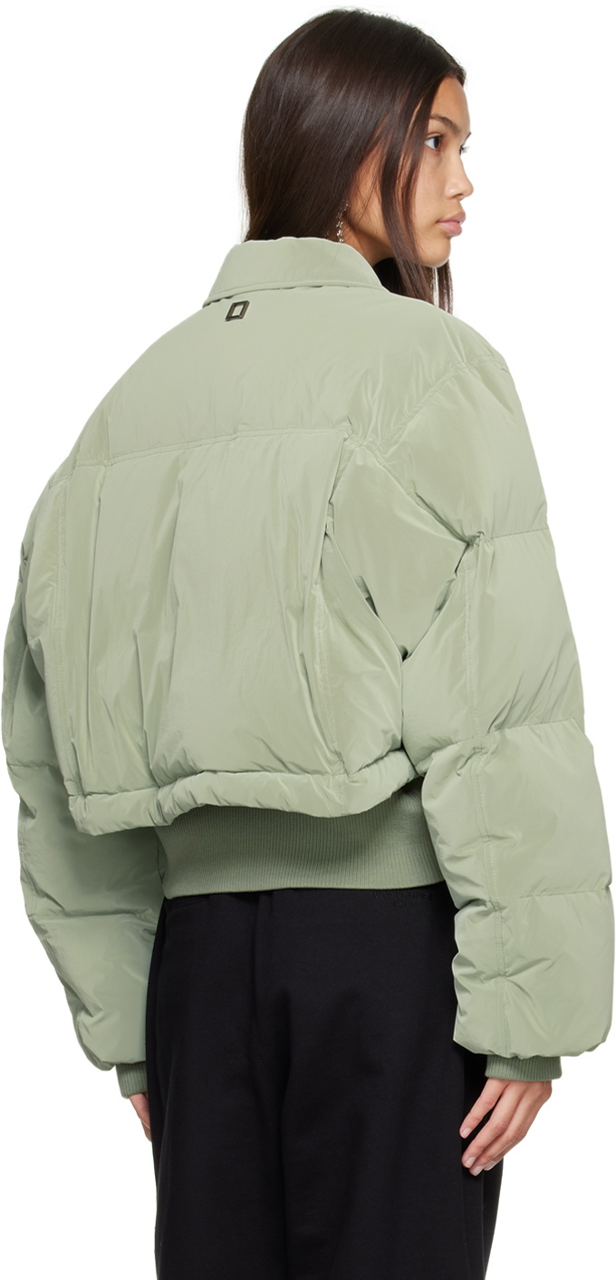 Wooyoungmi Green Layered Down Jacket Wooyoungmi
