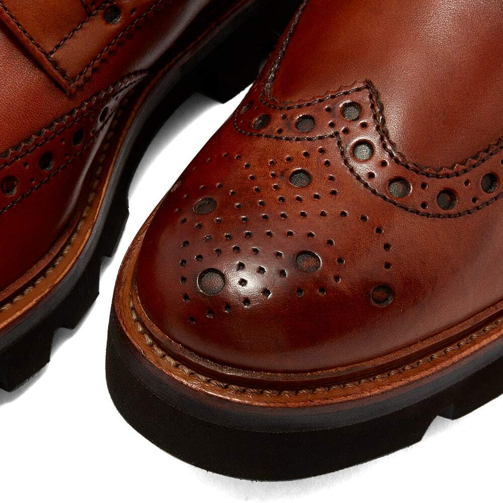 Grenson Men's Fred Lug Boot in Tan Grenson