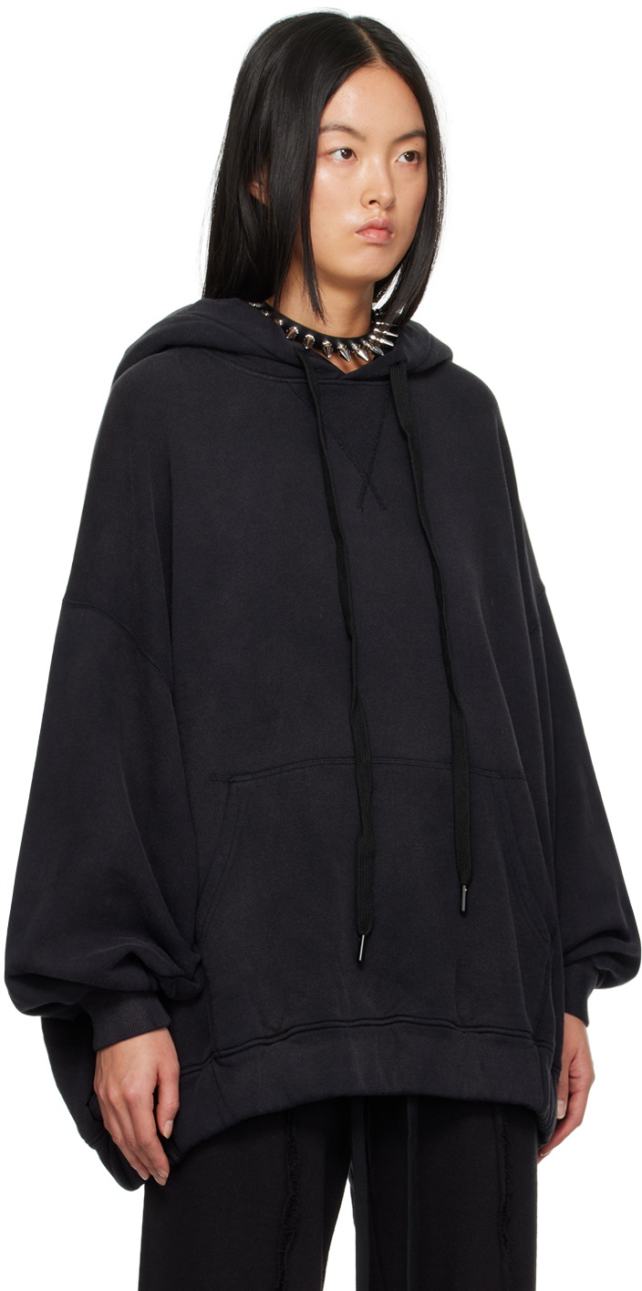 R13 Black Jumbo Hoodie R13