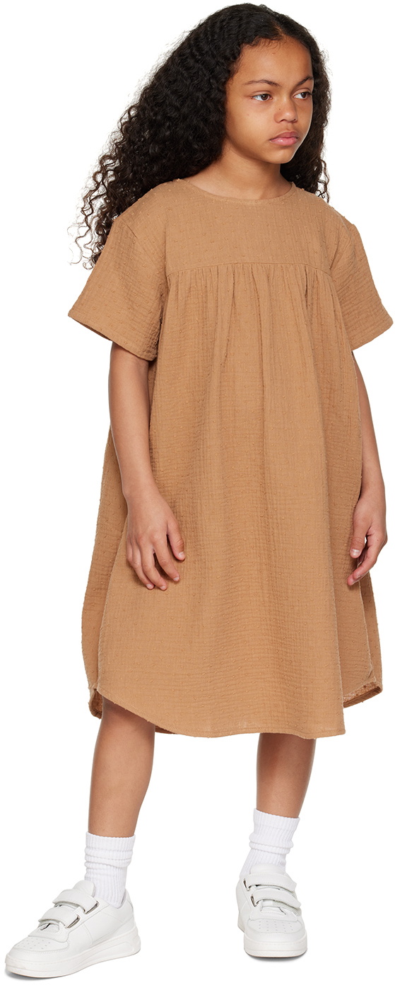 Daily Brat Kids Brown Lucia Dress Daily Brat