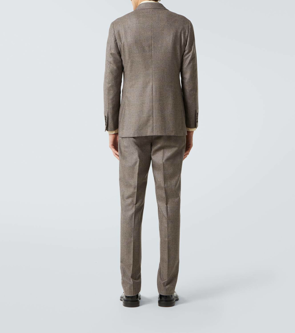 Thom Sweeney Prince of Wales check wool suit Thom Sweeney