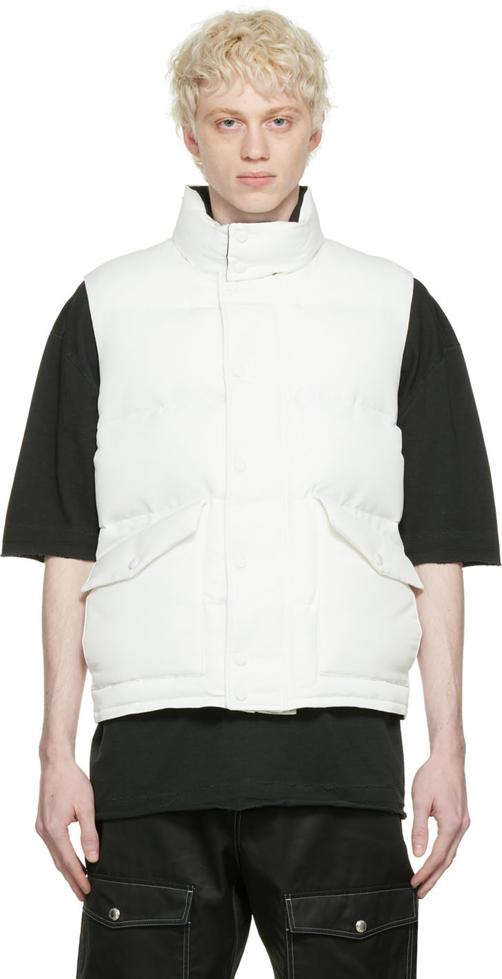 Alexander McQueen White Graffiti Vest Alexander McQueen