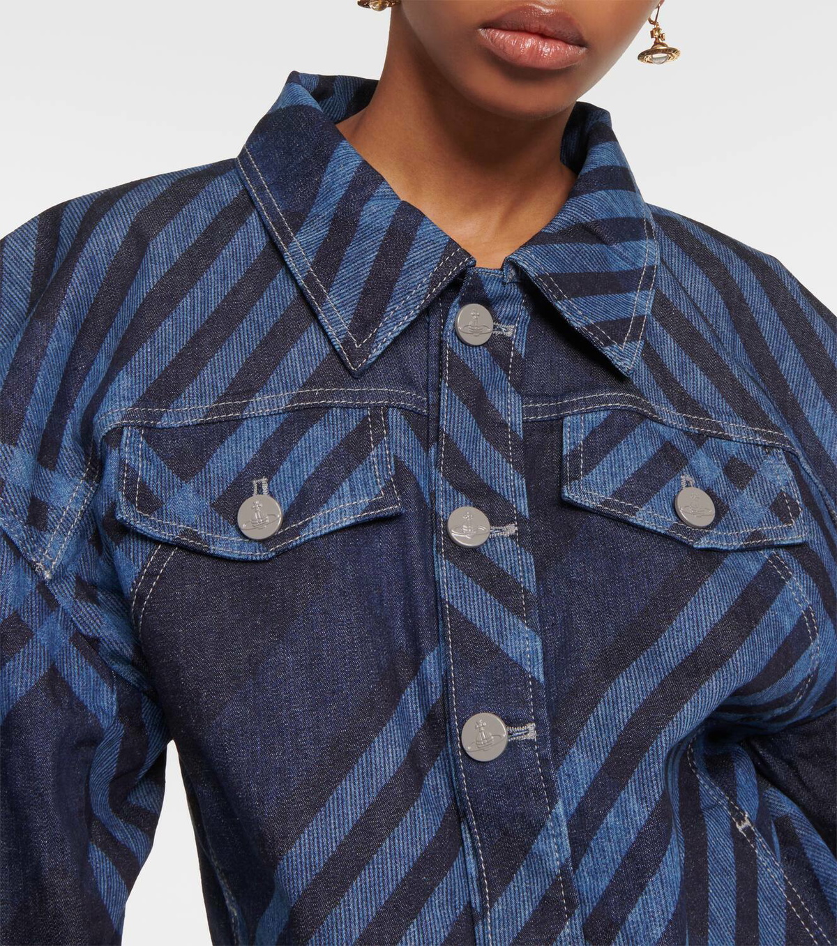 Vivienne Westwood Checked jean jacket Vivienne Westwood