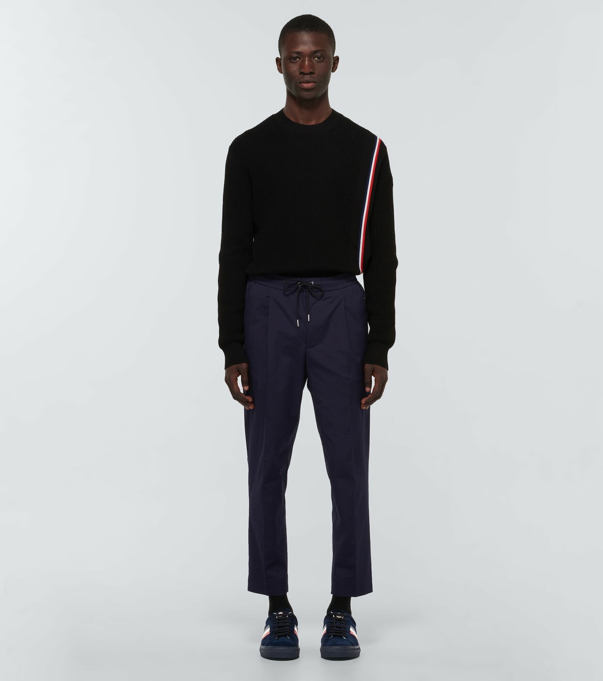Moncler - New Monaco suede sneakers Moncler