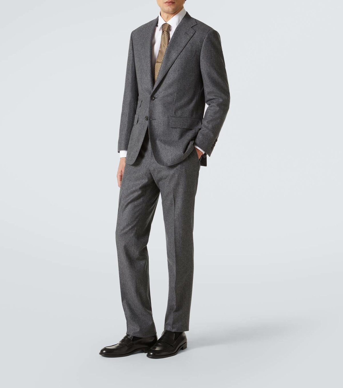 Thom Sweeney Wool flannel suit Thom Sweeney