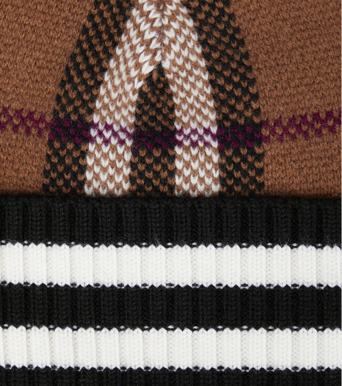 Burberry - Checked cashmere beanie Burberry
