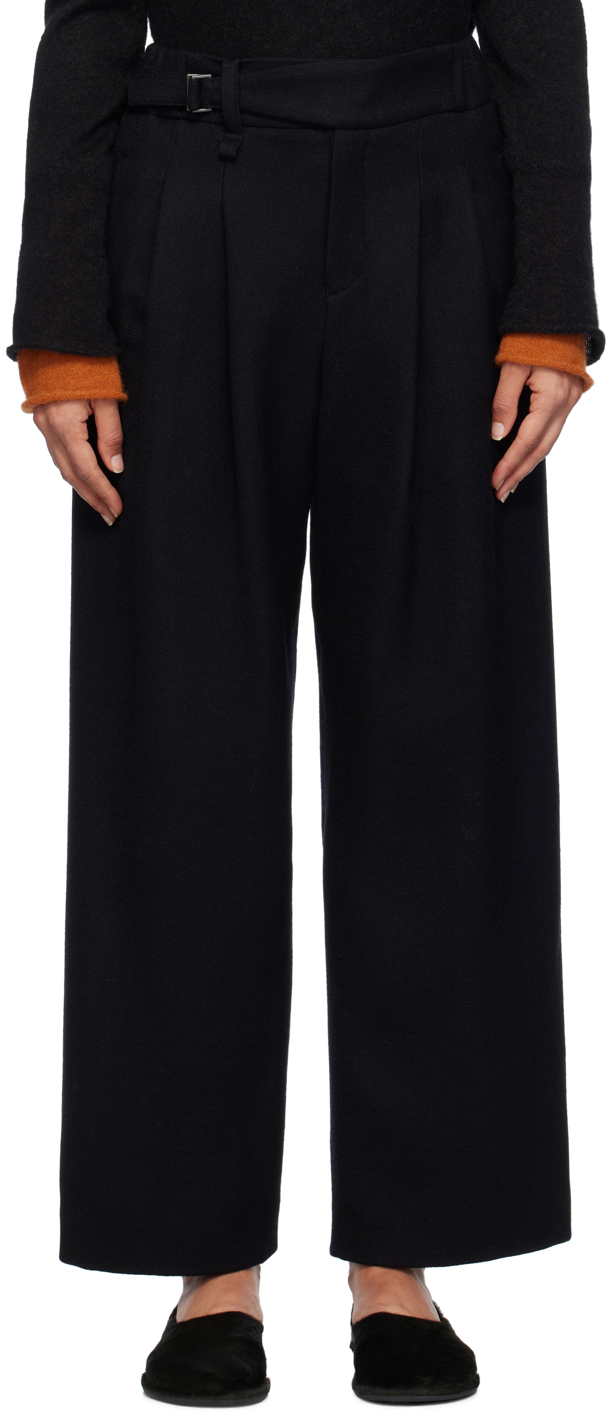 ISSEY MIYAKE Black Entwine Trousers Issey Miyake Men