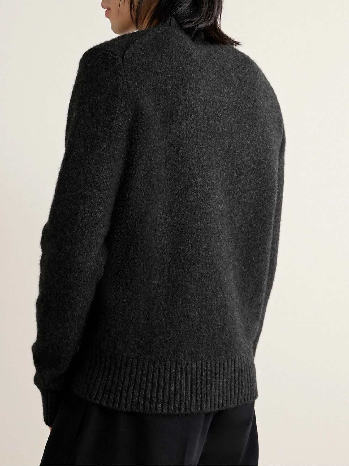 The Row - Nigel Wool Sweater - Black The Row