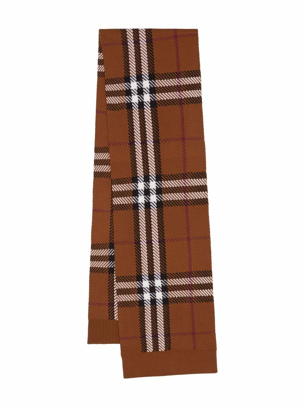 BURBERRY - Giant Check Wool Scarf Burberry