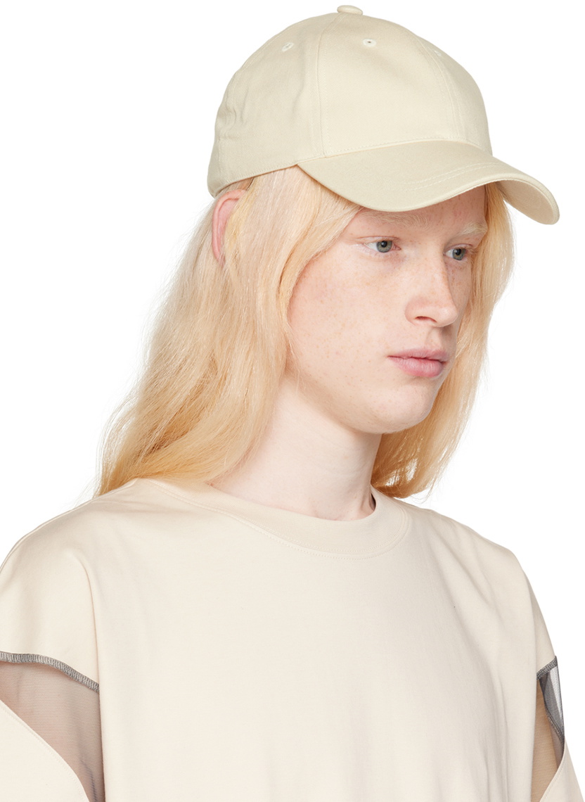 Mugler Beige Logo Cap Mugler