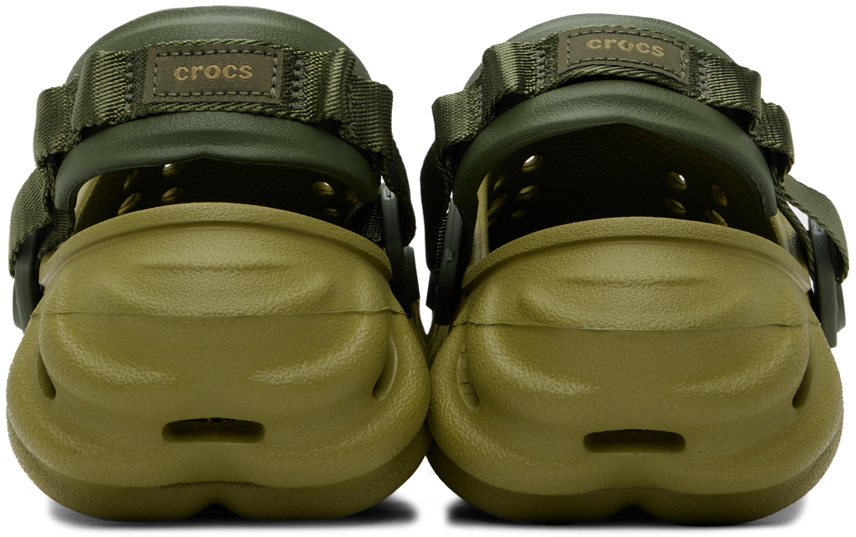 Crocs Green Echo Clogs Crocs