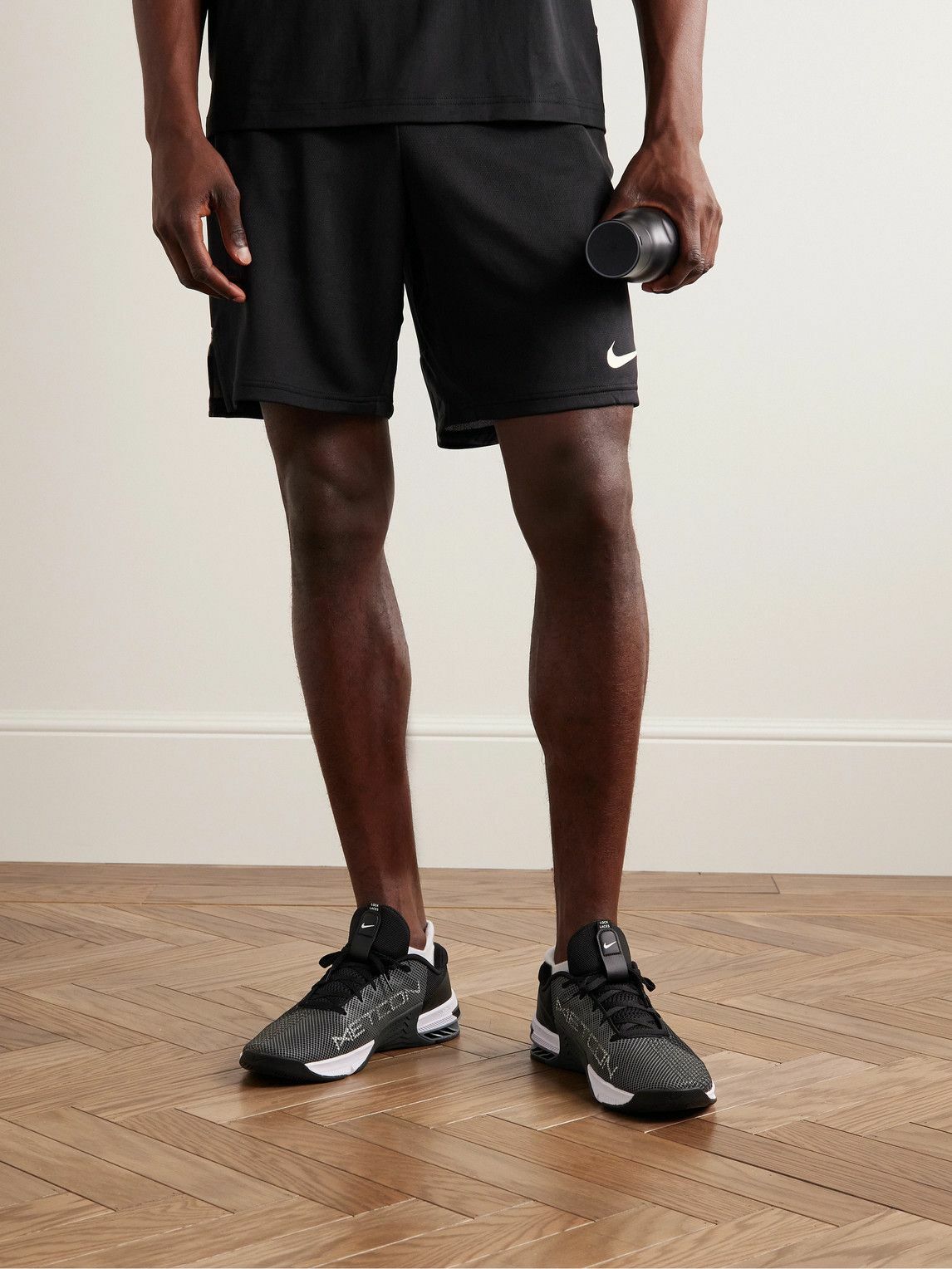 Nike Training - Metcon 8 Rubber-Trimmed Mesh Training Sneakers - Black ...