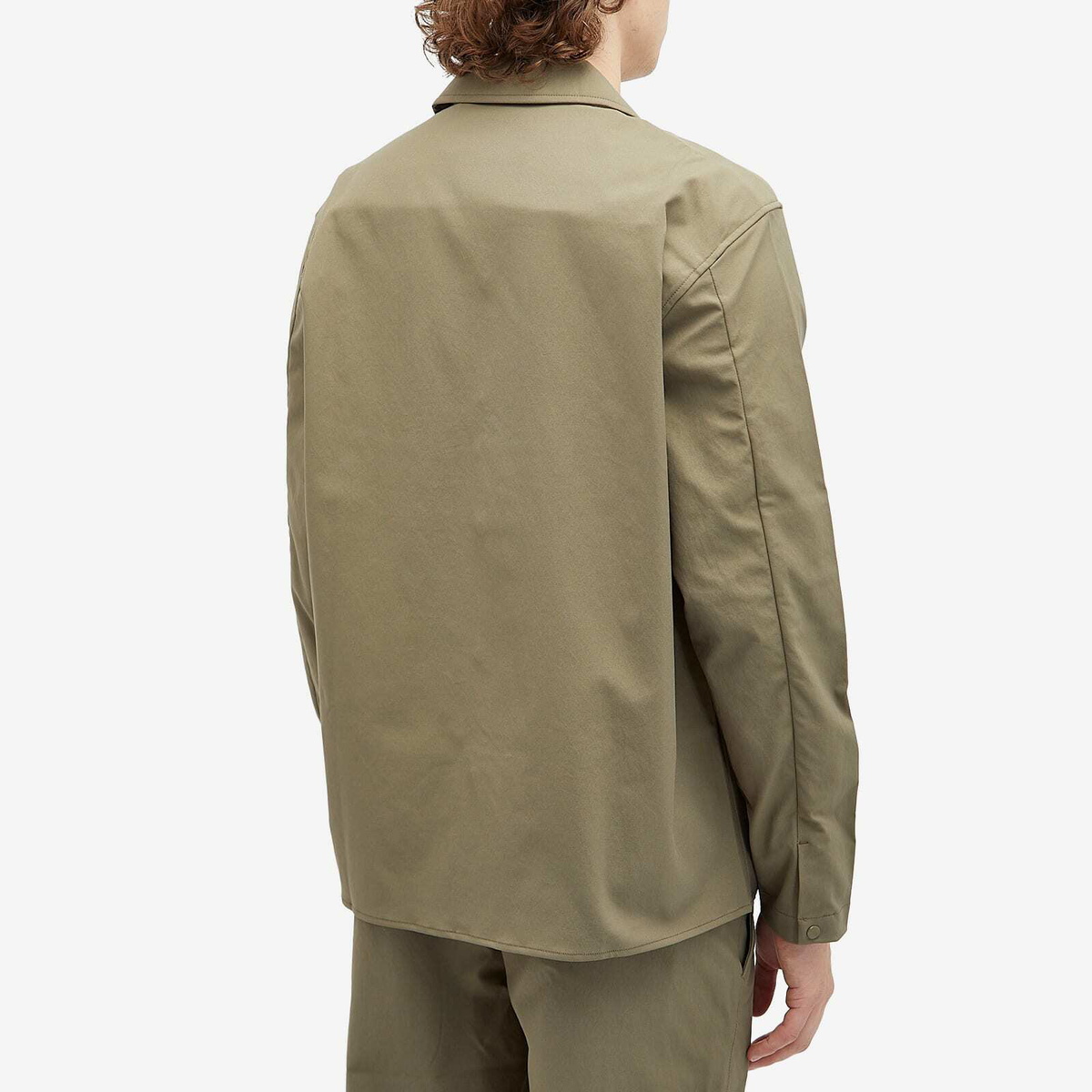 Norse Projects Men's Carsten Solotex Twill Shirt in Sediment Green ...