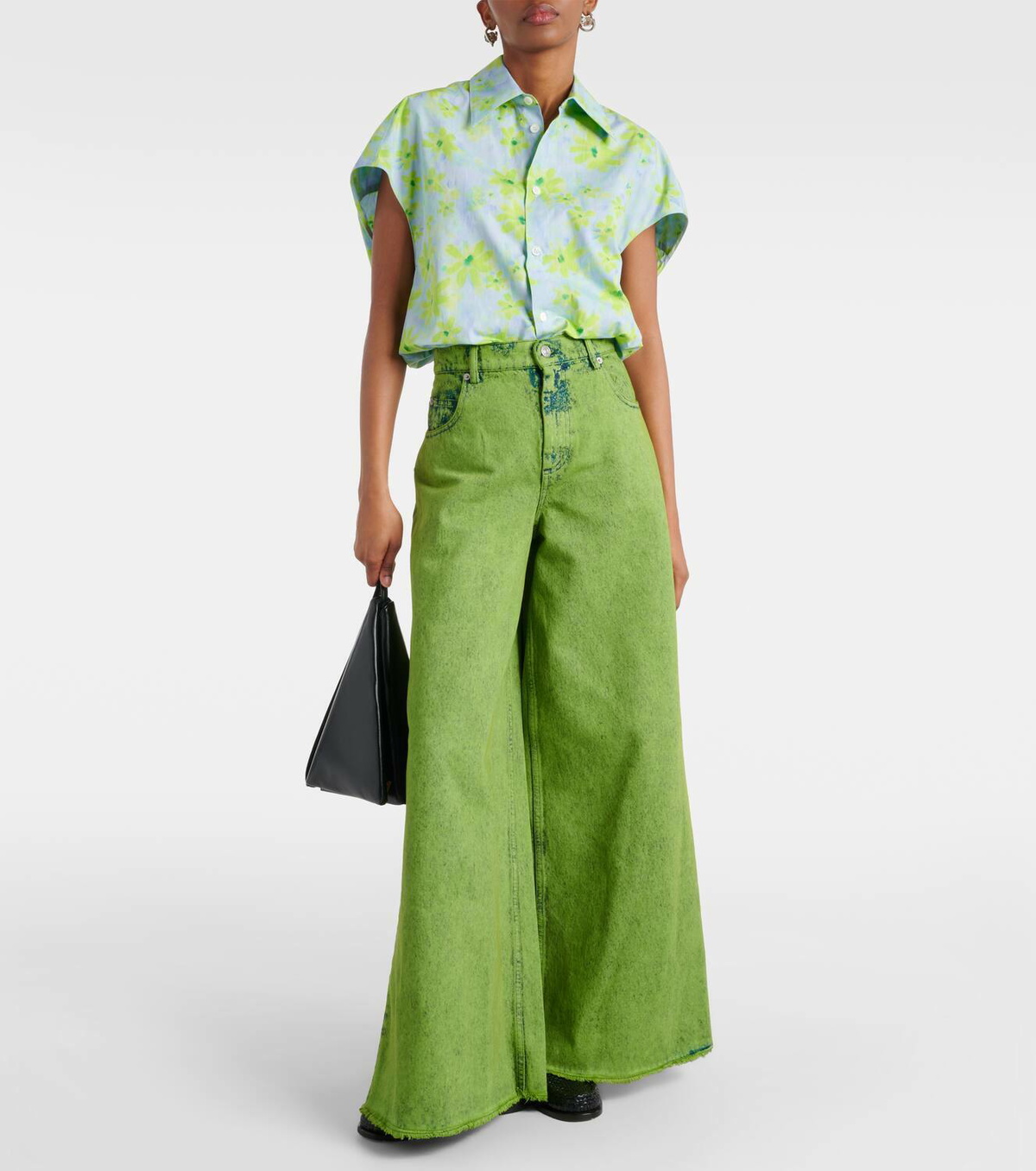 Marni High-rise wide-leg jeans Marni