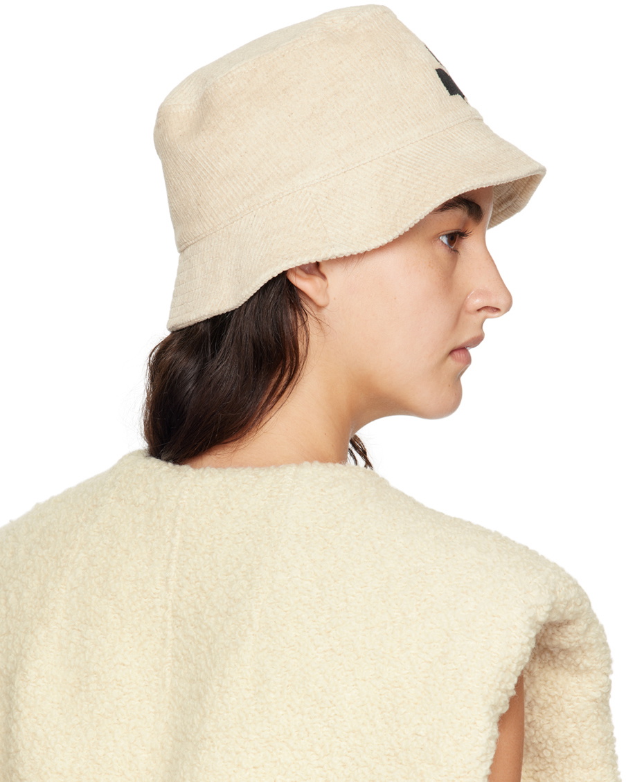 Isabel Marant Beige Haley Bucket Hat Isabel Marant