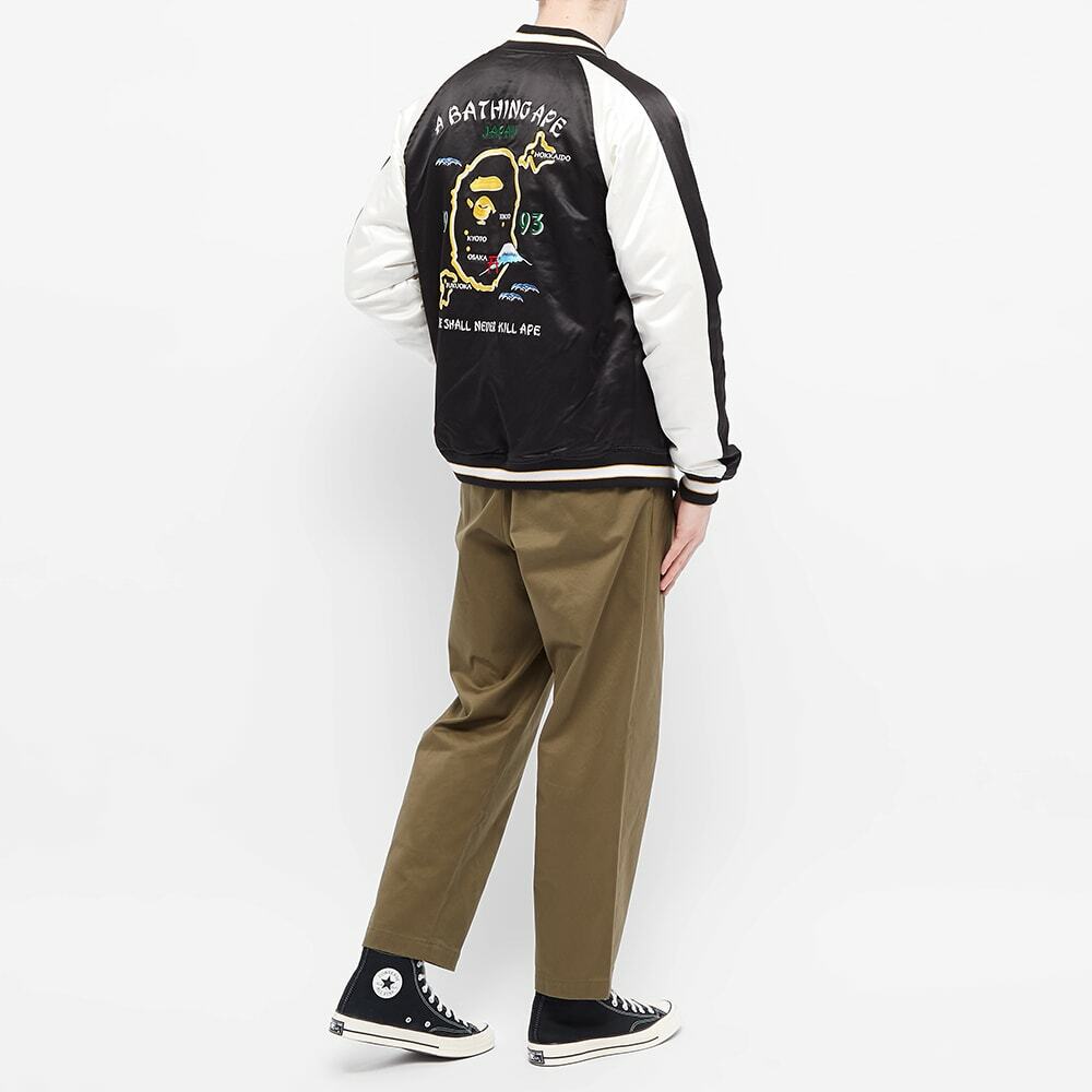 A Bathing Ape Men's Japan Souvenir Jacket in Black A Bathing Ape