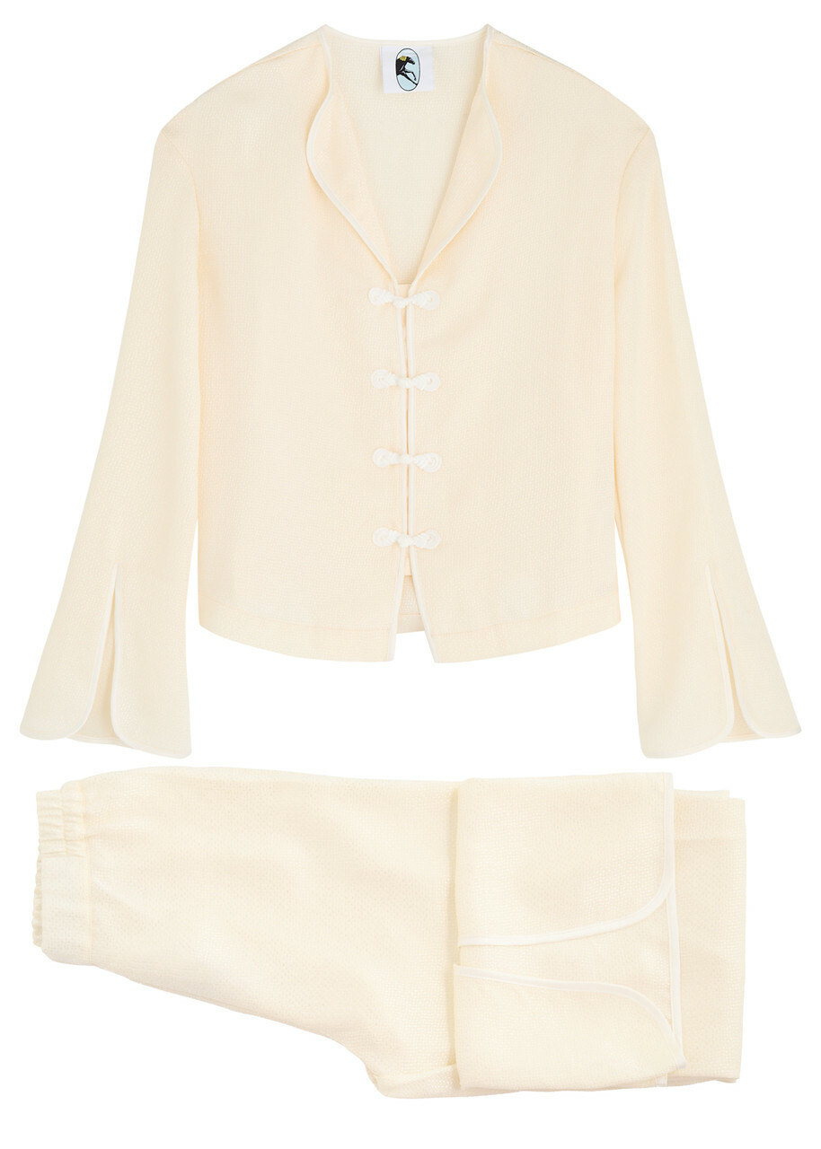 Sleeper Louis Jacquard Pyjama set Cream Sleeper