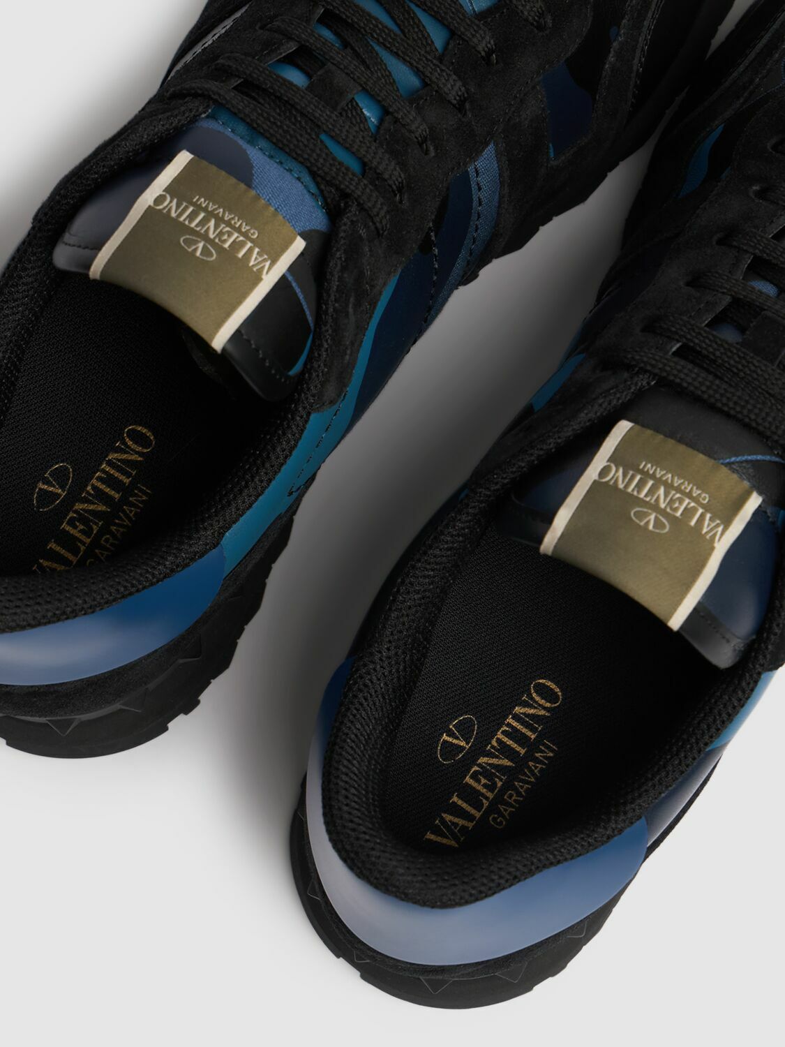 VALENTINO GARAVANI Rock Runner Leather Sneakers Valentino Garavani